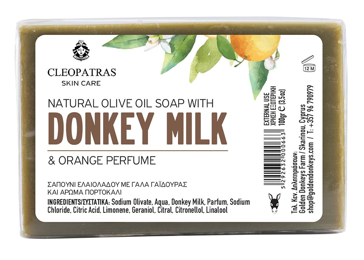 Donkey Milk Soap with Orange - Golden Donkeys Farm